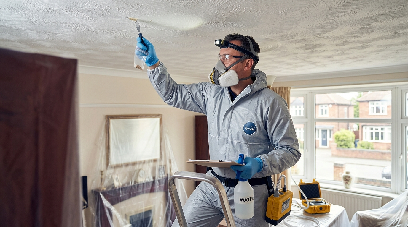 Asbestos in Artex: How to Tell If Your Ceiling Has It